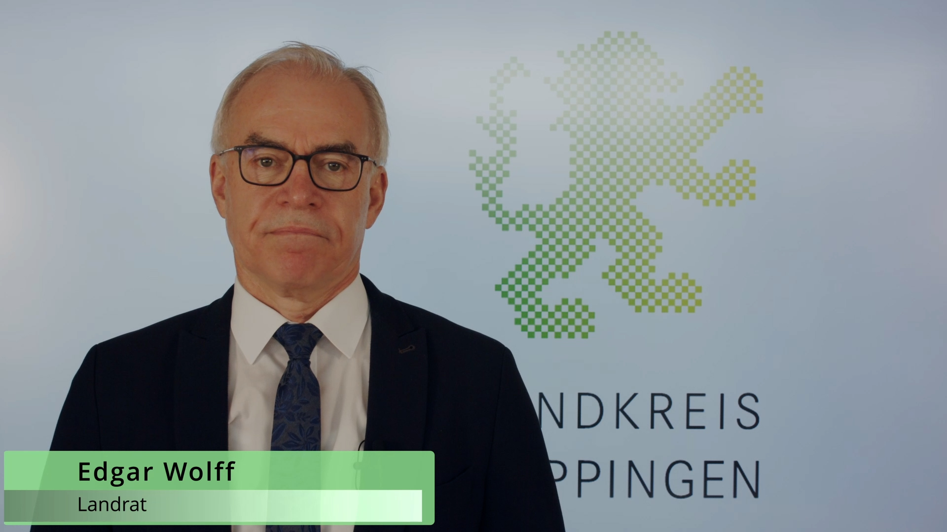 Corona: Videobotschaft von Landrat Edgar Wolff