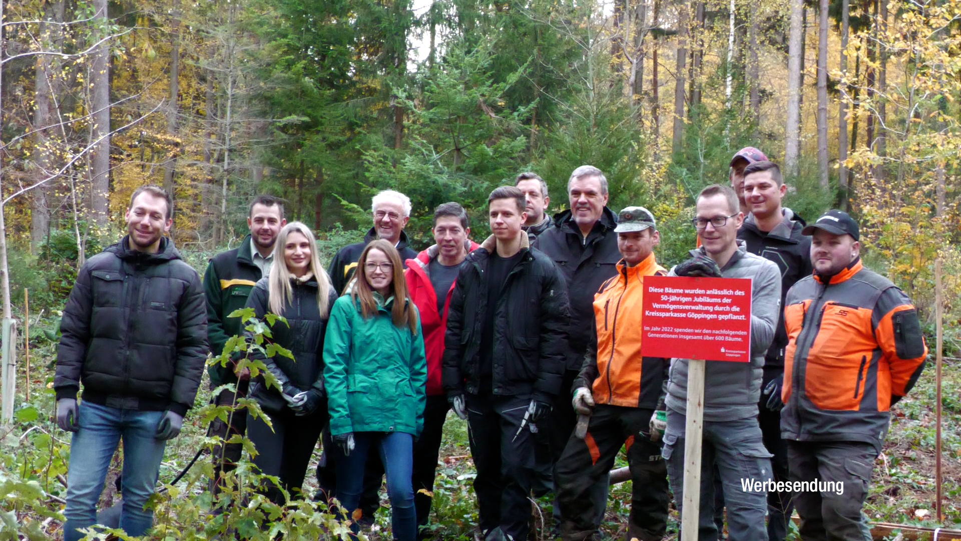 Bad Boll: Mehr als 600 Bäume von der Kreissparkasse
