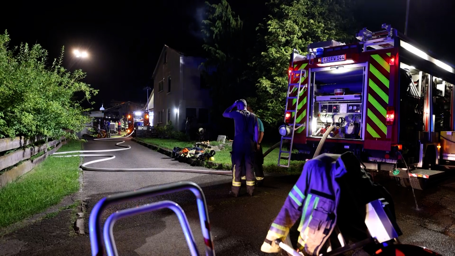 Reichenbach/Fils: Brand an Wohnwagen verursacht 300.000 Euro Schaden